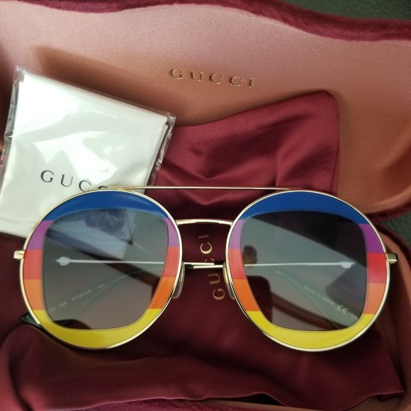 Gucci | Accessories | Gucci Rainbow Sunglasses New | Poshmark